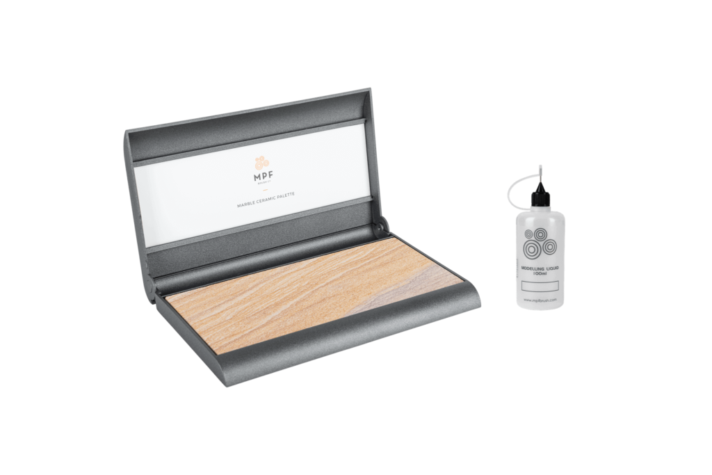 Paleta Mixare Ceramica, MARBLE CERAMIC PALETTE, MPF BRUSH - Alege Din ...