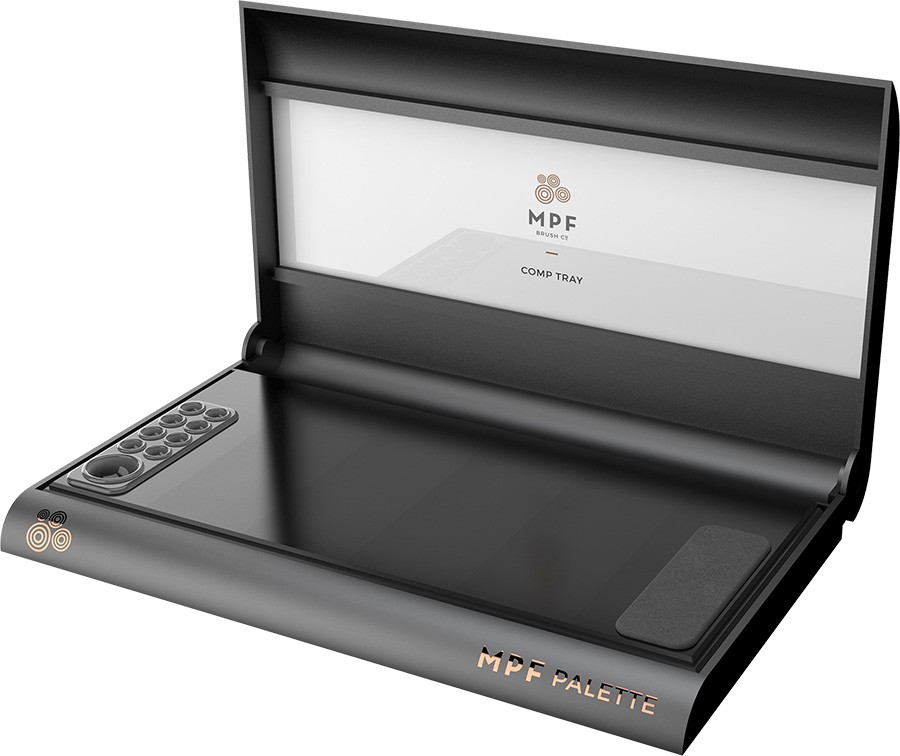 Paleta De Mixare MPF COMP TRAY, MPF BRUSH - DoriotDent