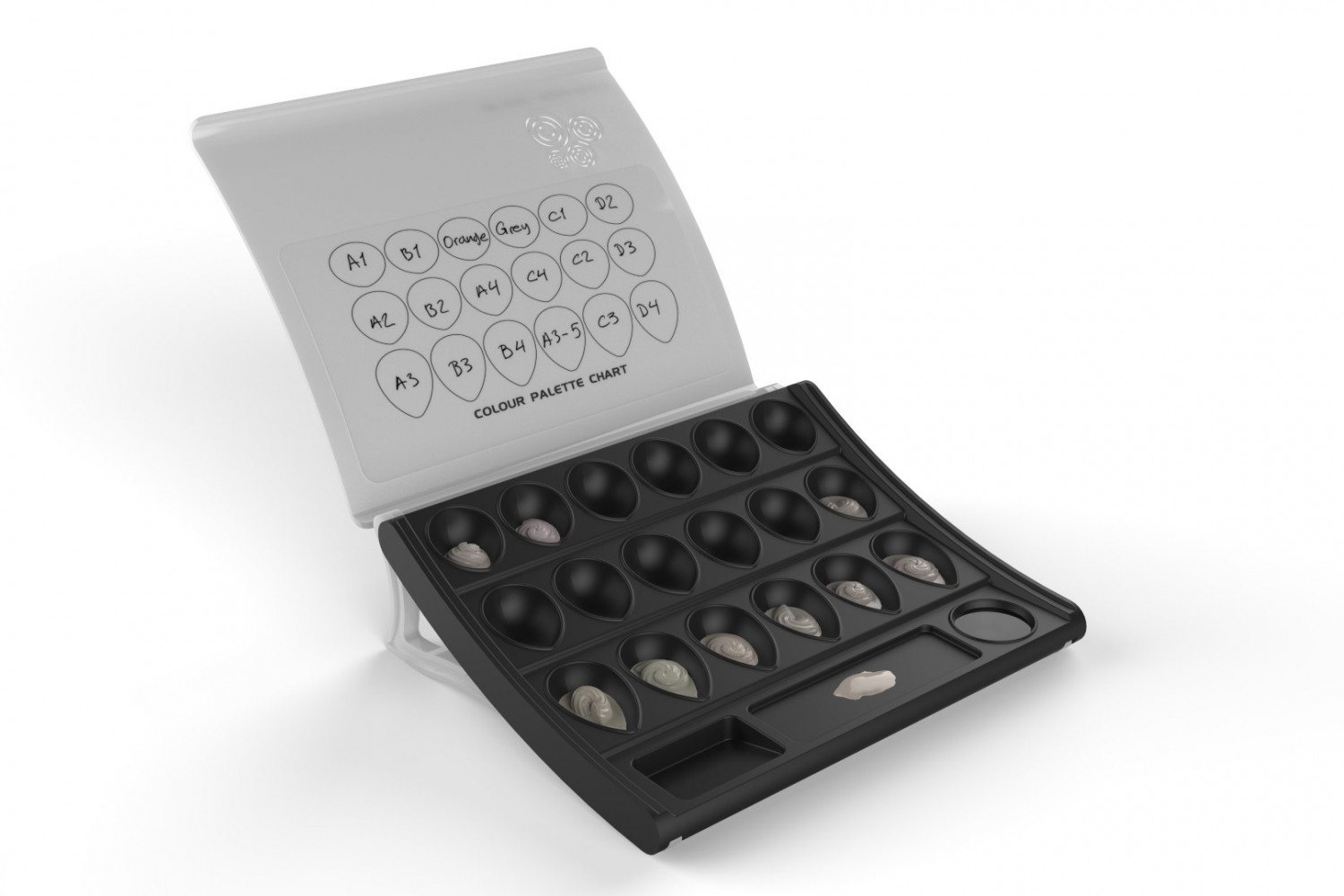 Paleta Mixare STAIN/OPAQUE PALETTE, MPF BRUSH - Alege Din Oferta DoriotDent